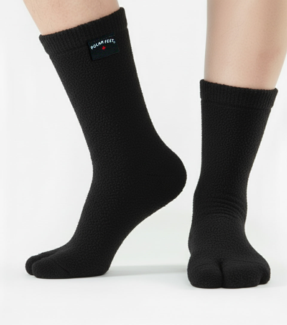 Fleece Tabi Socks | Flip flop Sandal Socks | Toe Socks