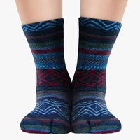 Fleece Tabi Socks | Flip flop Sandal Socks | Toe Socks
