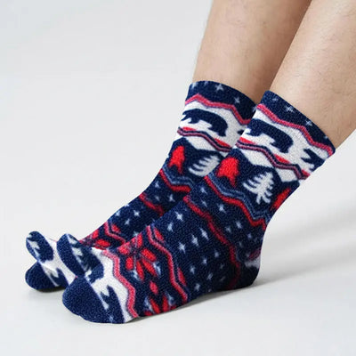 Fleece Tabi Socks | Flip flop Sandal Socks | Toe Socks