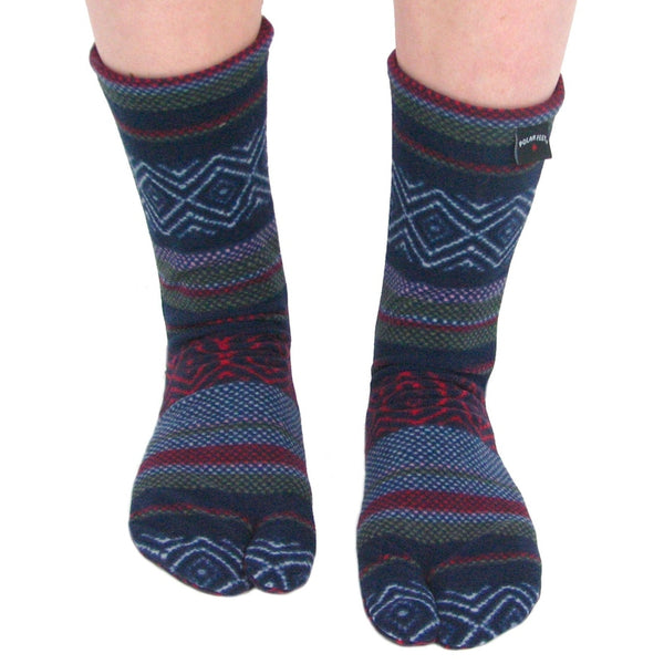 Fleece Tabi Socks | Flip flop Sandal Socks | Toe Socks – Polar Feet® LLC